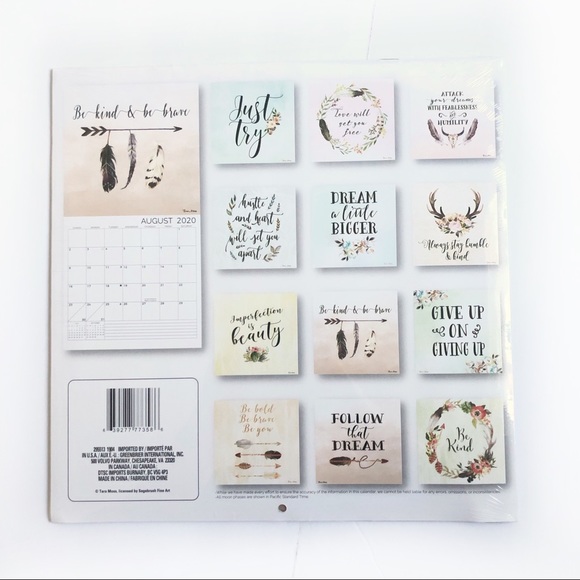 Office | Wild Free 220 Calendar 12 Months | Poshmark